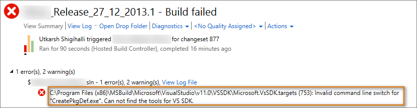 Visual Studio Geeks | How to fix build error Invalid command line ... Visual Studio Geeks | How to fix build error Invalid command line ...