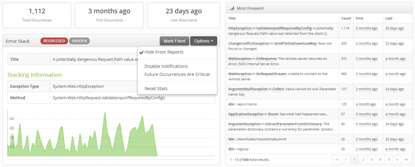 Visual Studio Geeks | Using exceptionless to track exceptions in your ...